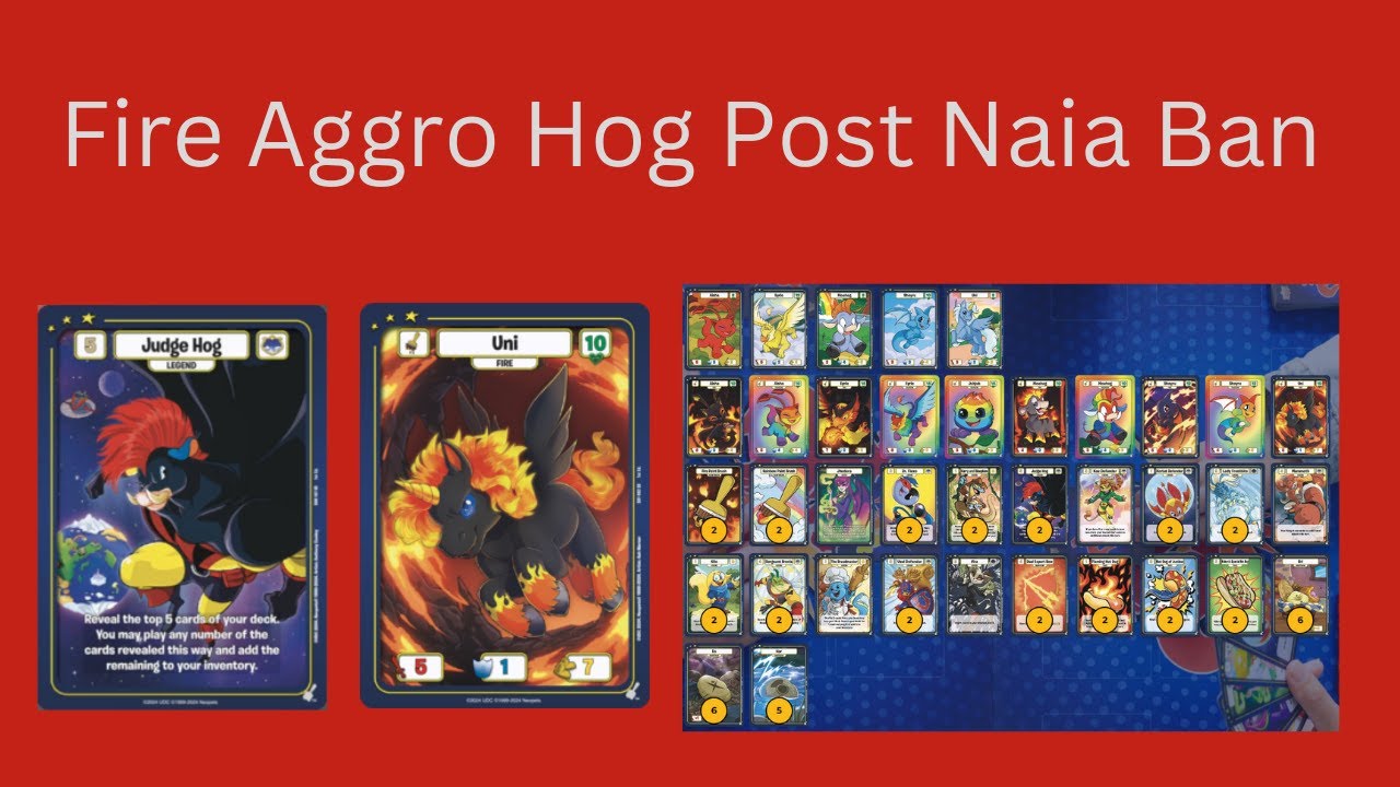 Naia-less Fire Aggro Deck Profile! Neopets Battledome TCG - YouTube