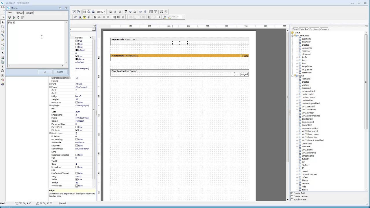 Reconnoitre basic report creating - YouTube