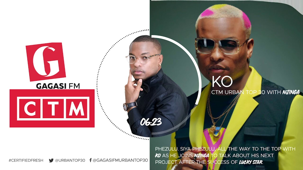 Mr Cashtime KO on the Gagasi FM & CTM Urban Top 30 - YouTube
