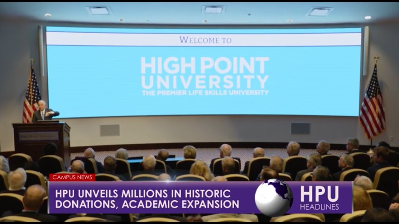 HPU News | HPU Unveils Millions in Historic Donations, Academic ...