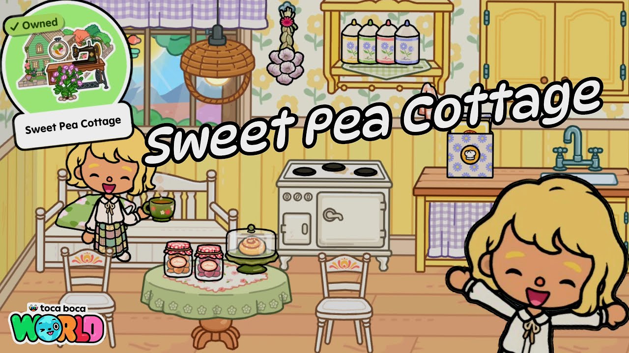 (LIVE) NEW Sweet Pea Cottage in TOCA BOCA with Lisa! - YouTube