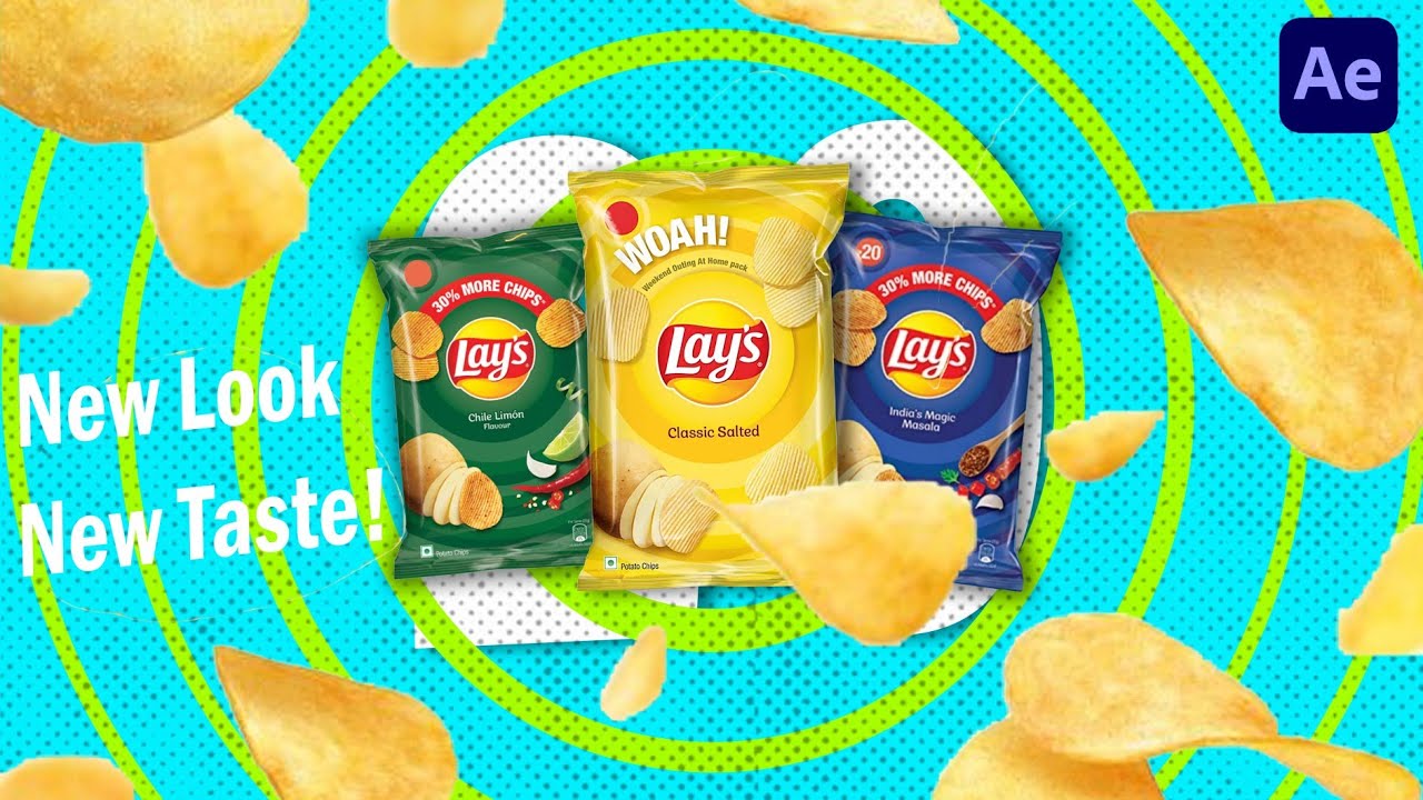 Lay's Motion Graphics Ad making in After Effects Tutorial - YouTube