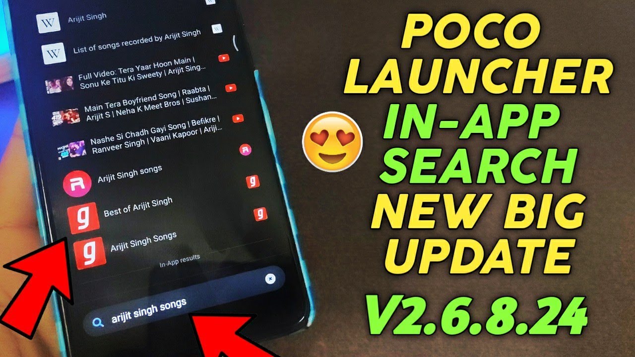 Poco Launcher New Big Update | In- App Search | Poco Launcher V2.6.8.24 ...