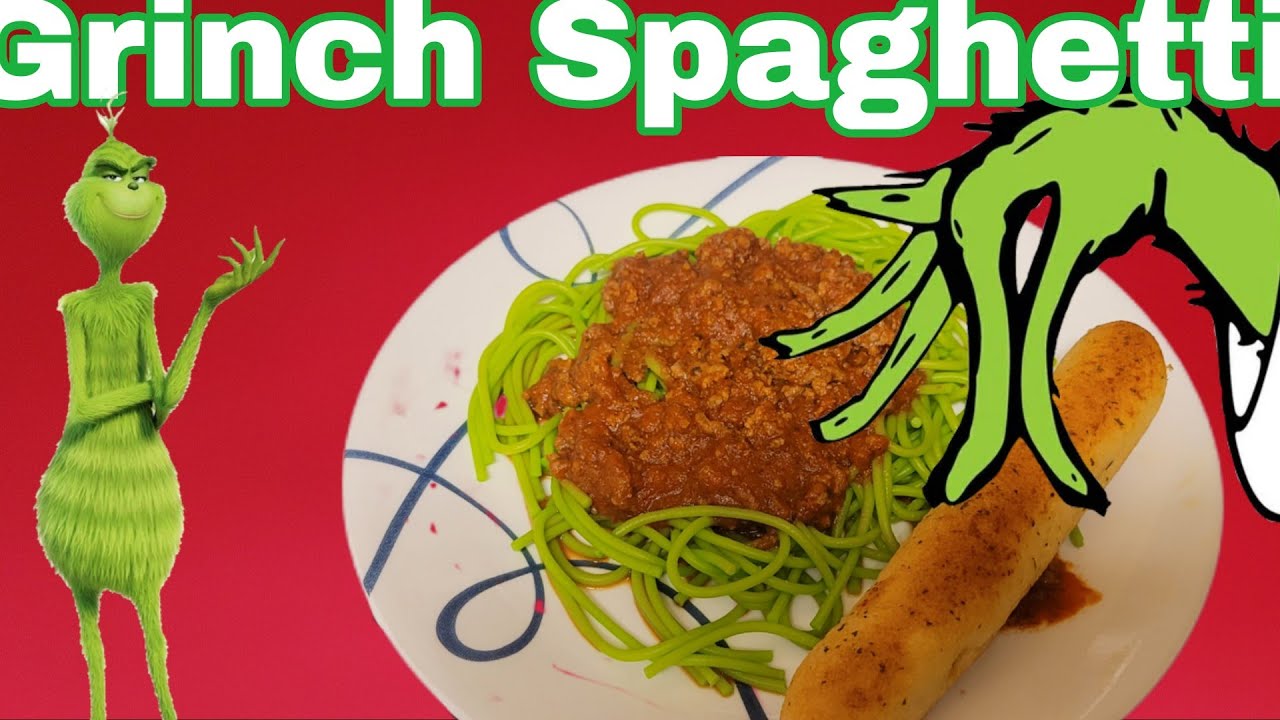 The viral and delicious Grinch Spaghetti 🍝 😋 #momlife #GrinchSpaghetti ...