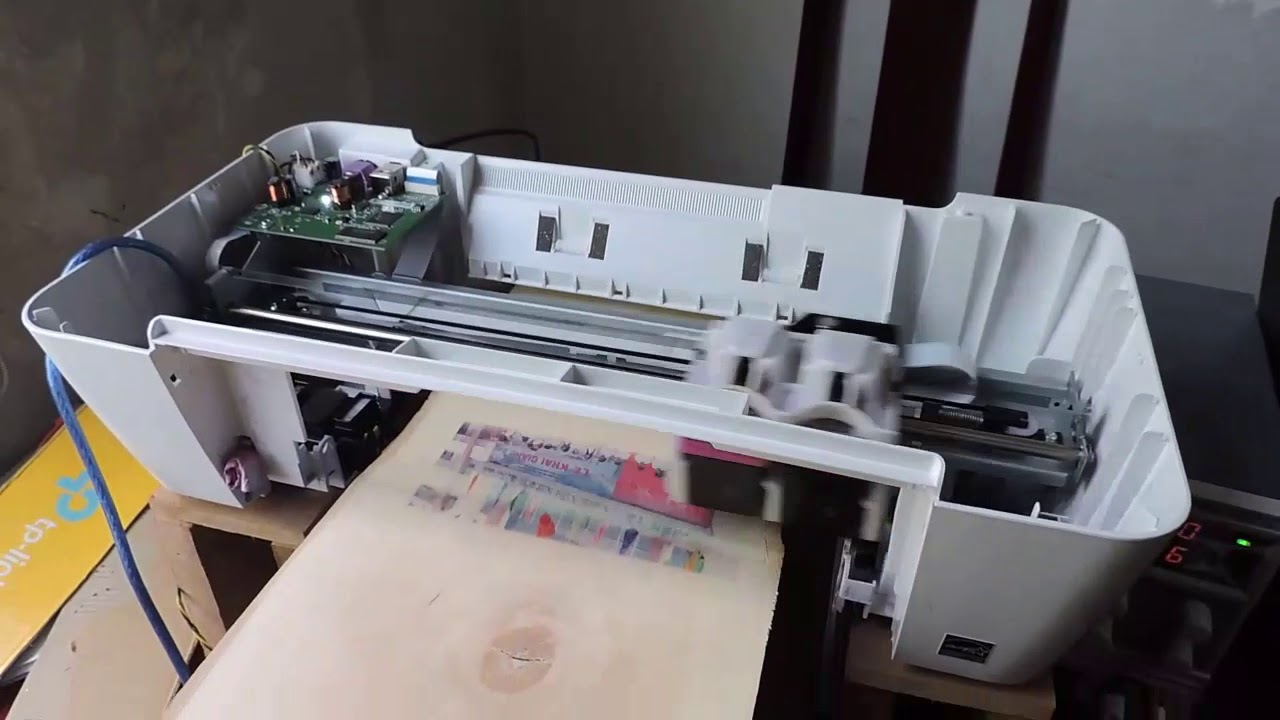 DIY DTG HP1010 - YouTube