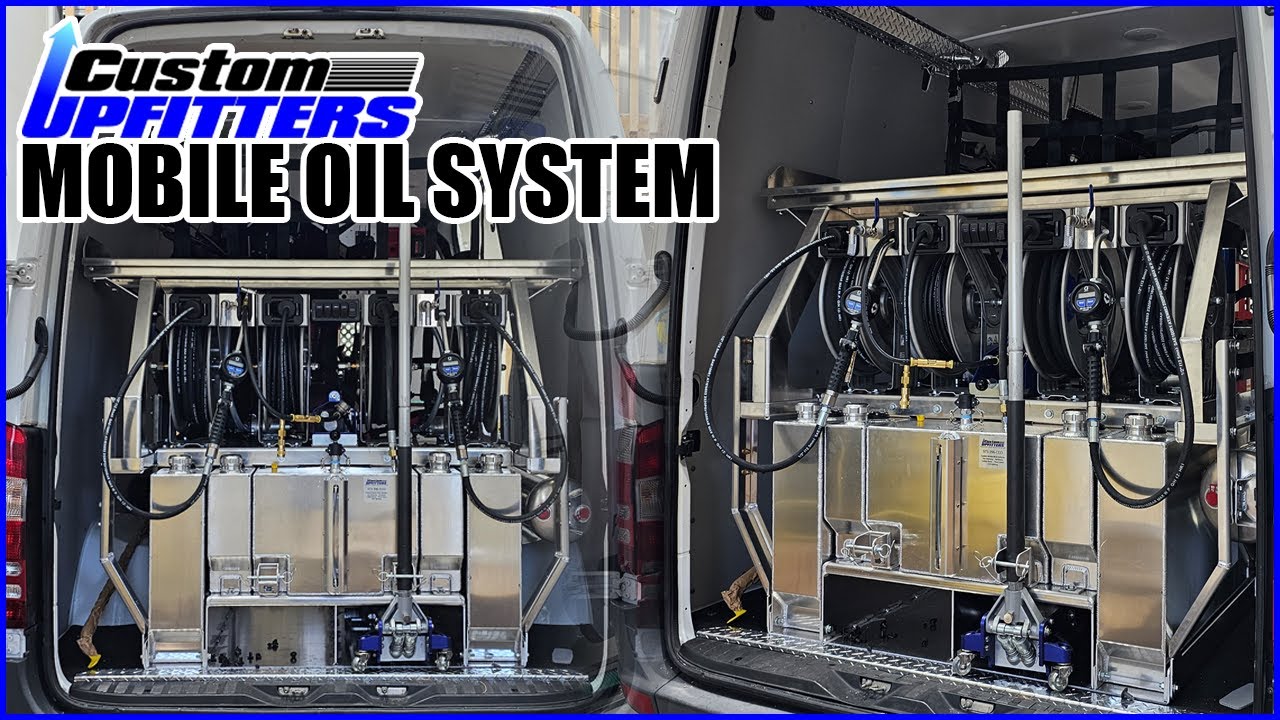 The Custom Upfitters Mobile Oil System - YouTube