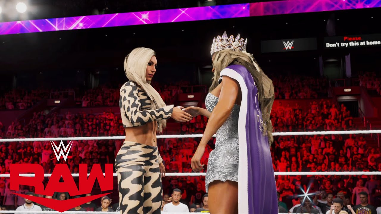 WWE 2K24 RAW - QUEEN TIFFY CELEBRATES HER TOURNAMENT VICTORY - YouTube