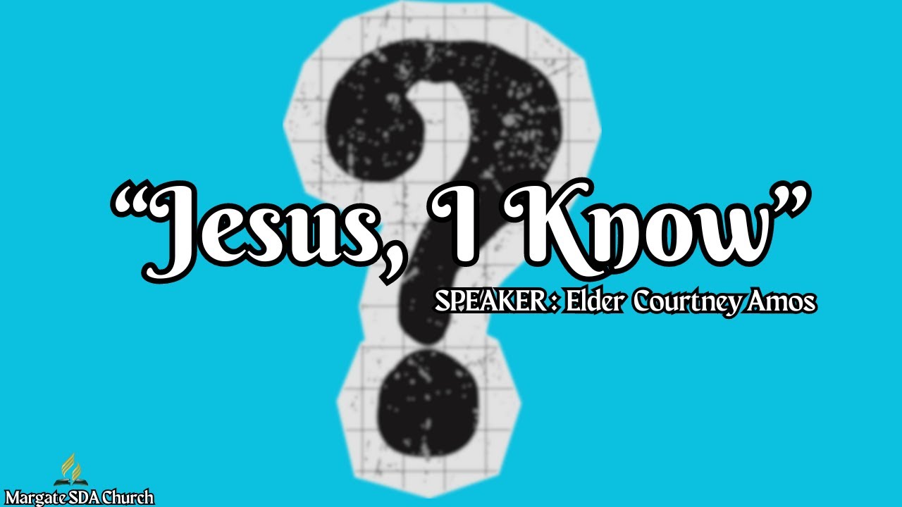 "Jesus I Know " - Elder Courtney Amos | Oct 5, 2024 - YouTube