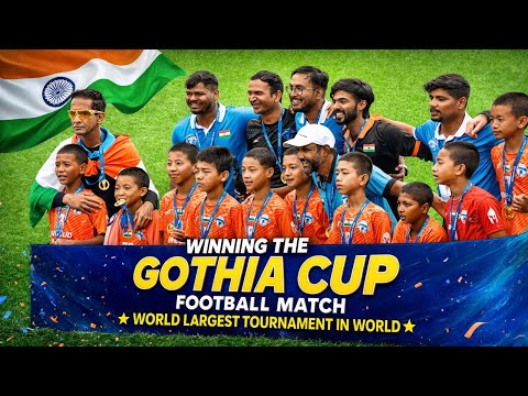 🇮🇳 INDIEN BESIEGT BRASILIEN 2:1 🏆 | Historischer Finalerfolg beim Gothia Cup | Indien schreibt Fu...