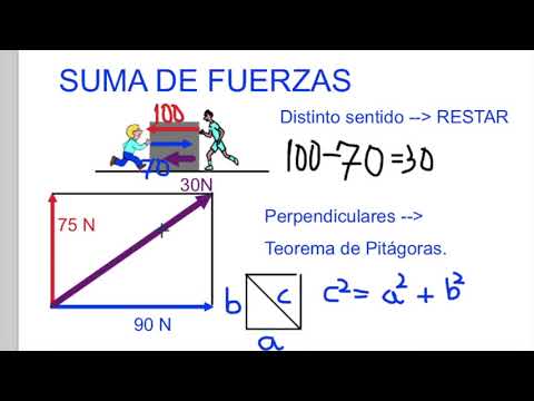 Cómo debemos sumar fuerzas perpendiculares - YouTube
