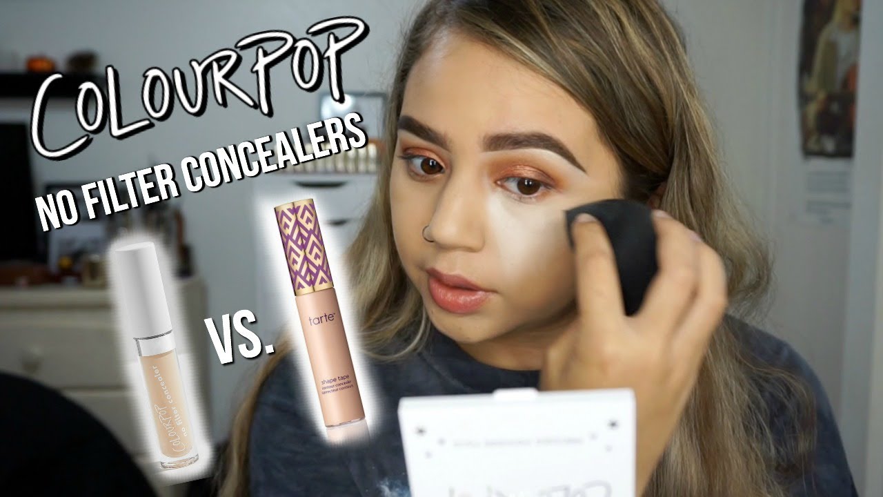 COLOURPOP NO FILTER CONCEALERS FIRST IMPRESSIONS & REVIEW ...