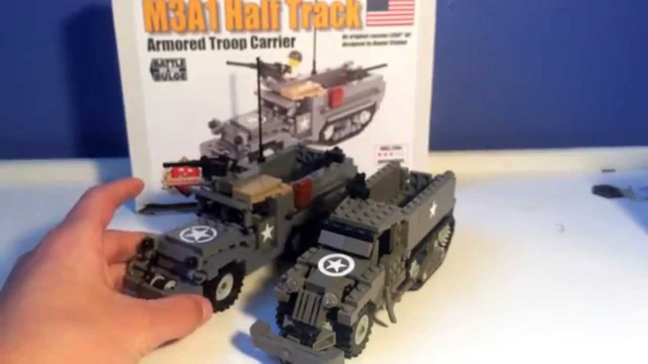 Brickmania M3A1 Half Track Review! - YouTube