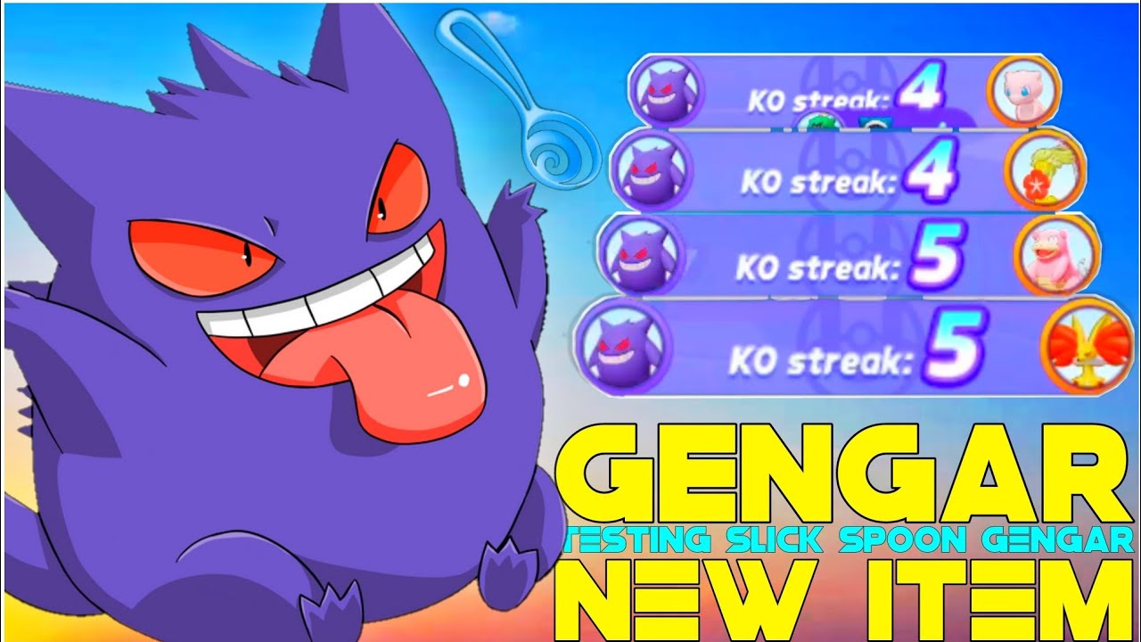 GENGAR IS INSANELY OP WITH NEW HELD ITEM i.e,SLICK SPOON | GENGAR NEW ...