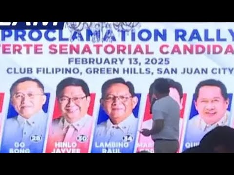 DUTERTE'S PDP LABAN PROCLAMATION RALLY I FEBRUARY 13, 2025 - YouTube