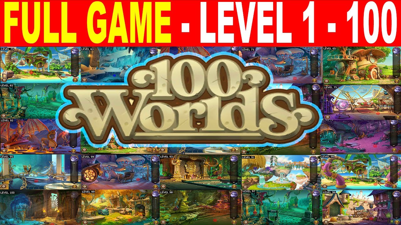 100 Worlds Full Game Walkthrough Guide - Escape Room Game 100 Worlds ...