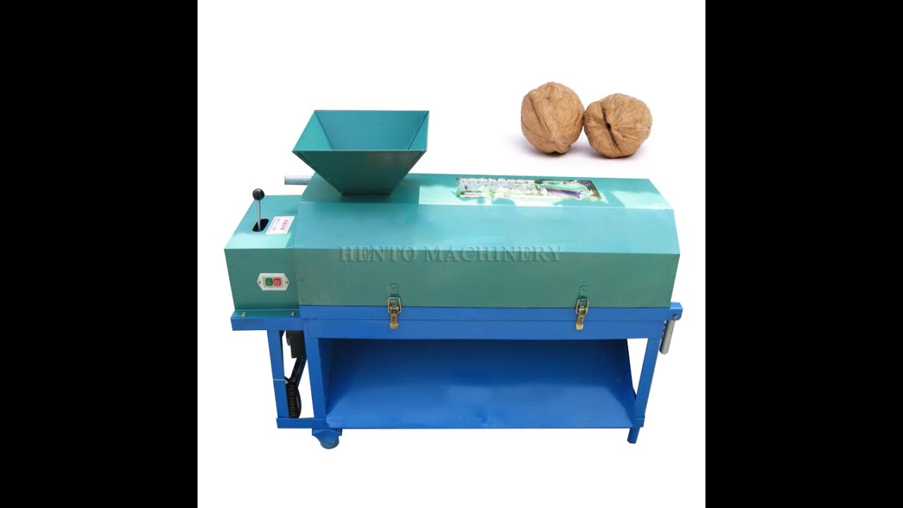 Video of Green Walnut Peeling and Cleaning Machine - YouTube