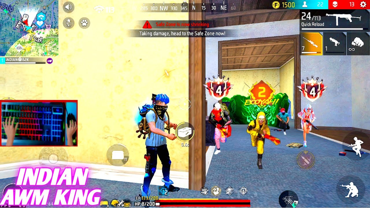 PC LOBBY 💪 AWM+MP40 99% Headshot Rate ⚡ | Solo Vs Squad🪂[ Full Gameplay ...