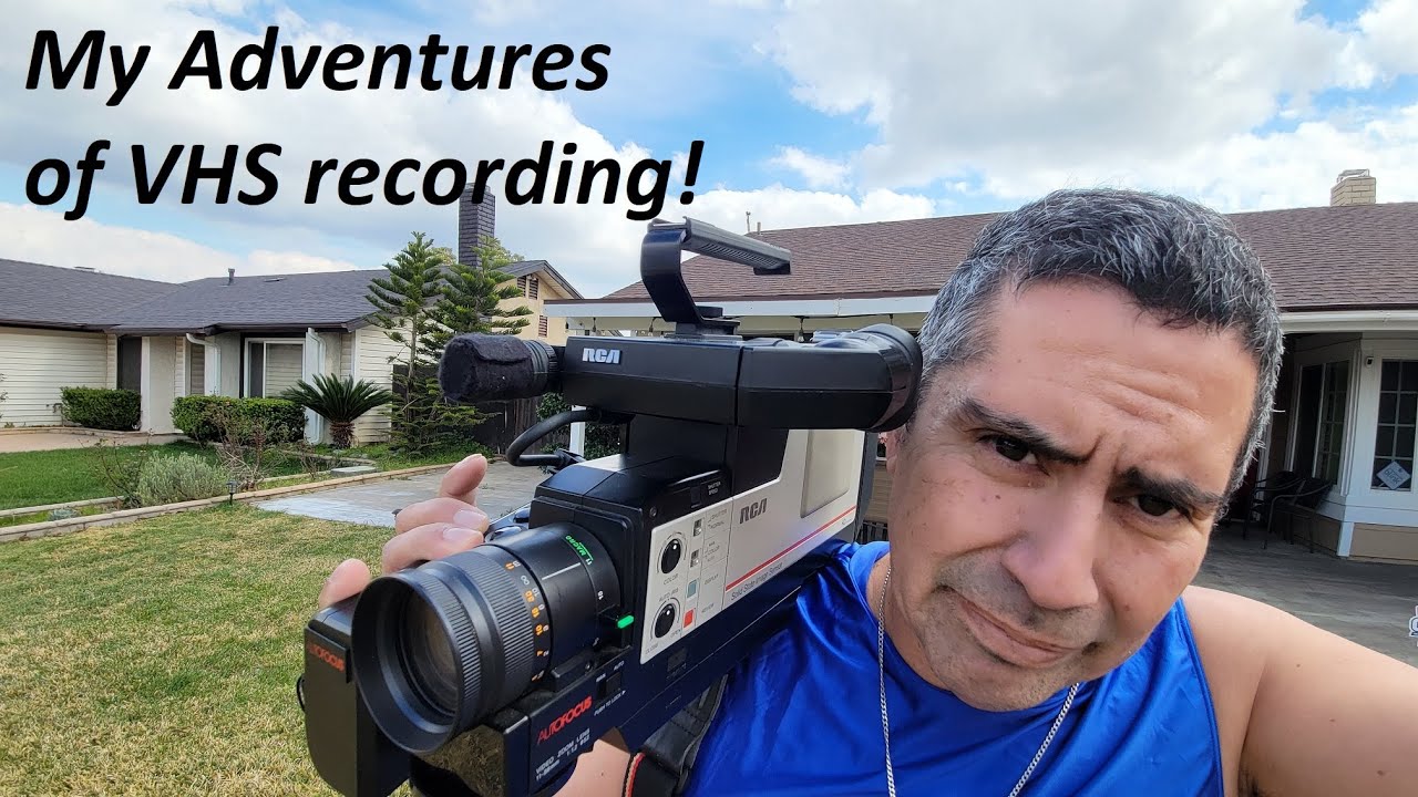 Recording 2023 using my RCA CPR-300 full size VHS! (sound distorted ...