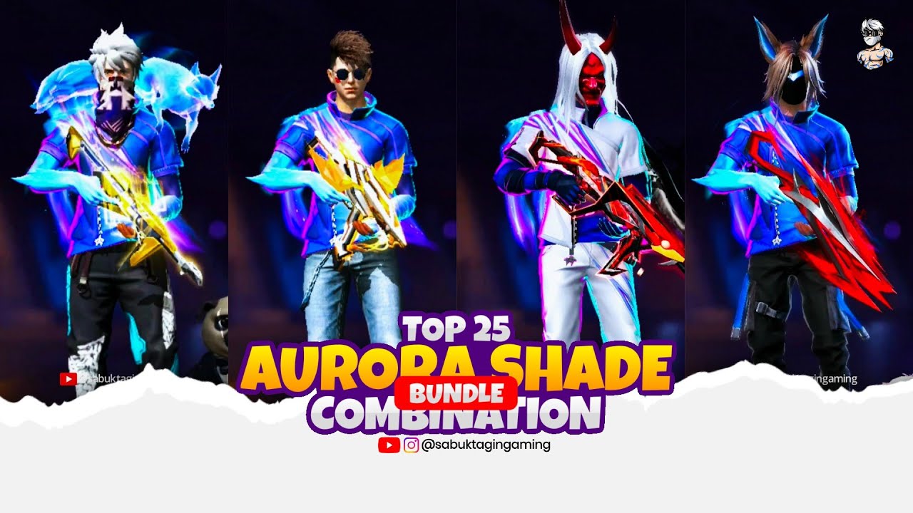 TOP 25 BEST DRESS COMBINATION WITH AURORA SHADE BUNDLE ! NEW LEGENDARY ...