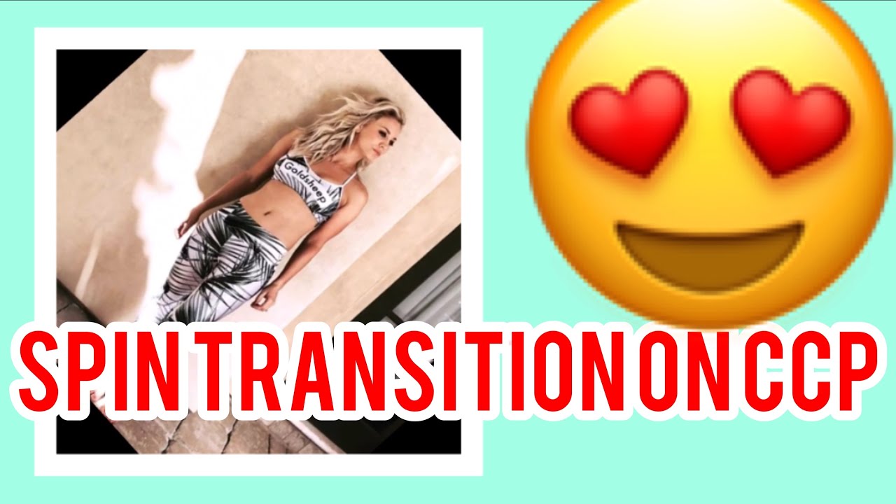 EASY SPIN TRANSITION ON CCP / CUTE CUT - TUTORIAL ️ - YouTube