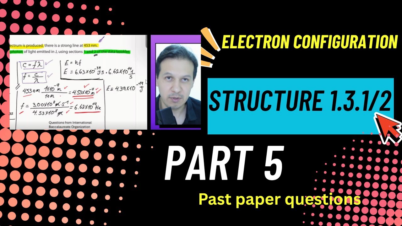 Electron Configuration Part 5: Hydrogen Spectrum Solving past papers ...