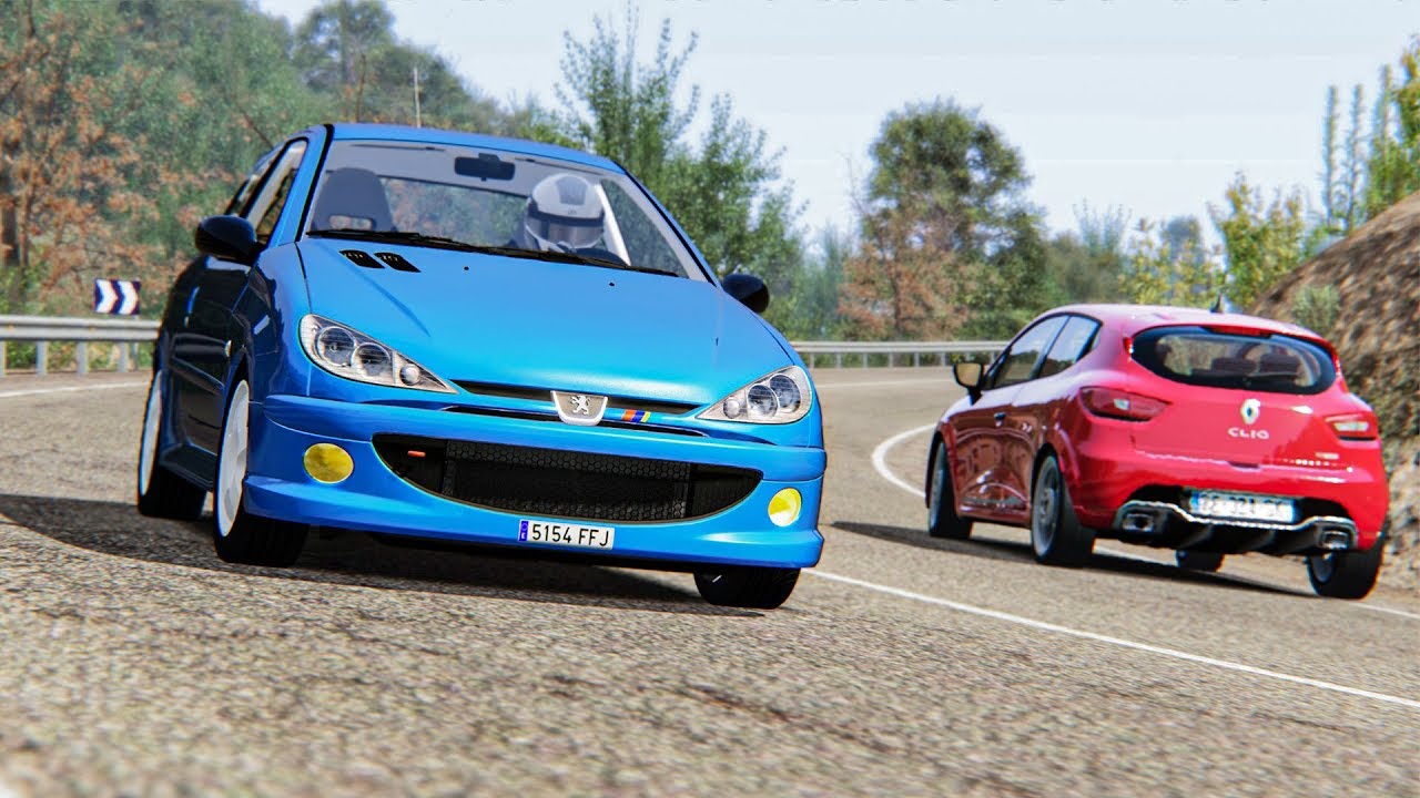 MOD TRAFFIC - PEUGEOT 206 RC - ASSETTO CORSA VR - YouTube