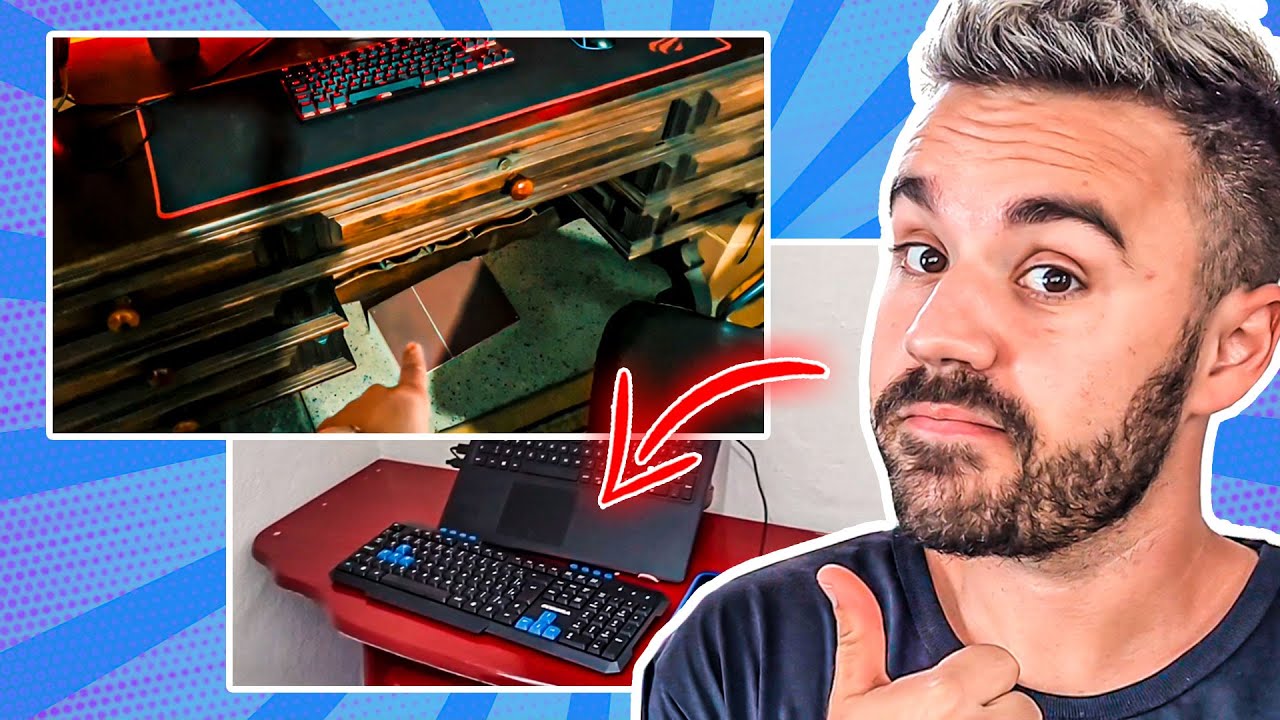 Mesa dos ANOS 80 e se tem tecla colorida é GAMER - Setups mais humildes ...