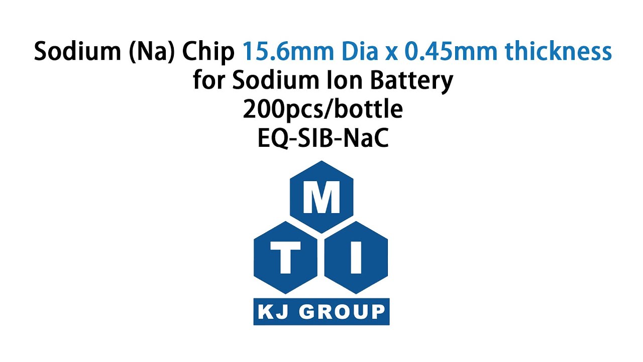 Sodium (Na) Chip with 15.6mm Dia x 0.45mm thickness for Sodium Ion ...