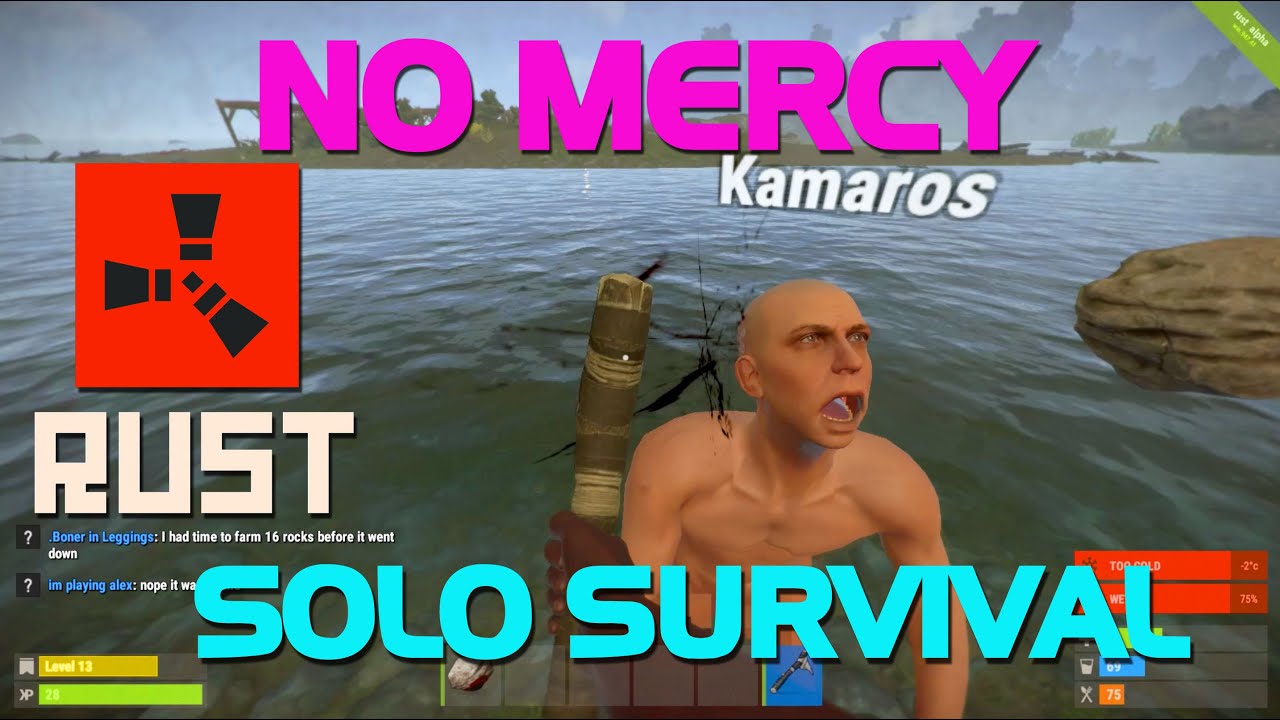 NO MERCY (Solo Survival) - Rust - YouTube
