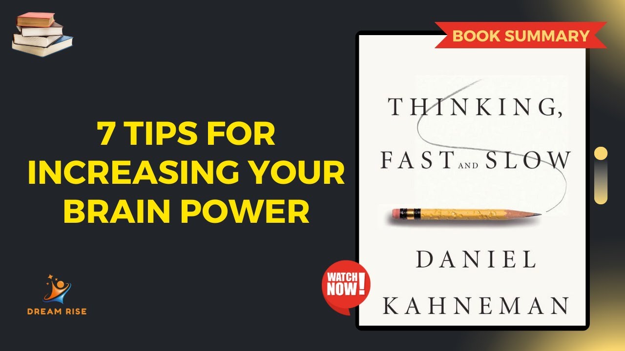 Become a cognitive genius: 7 tips to think like Daniel Kahneman - YouTube