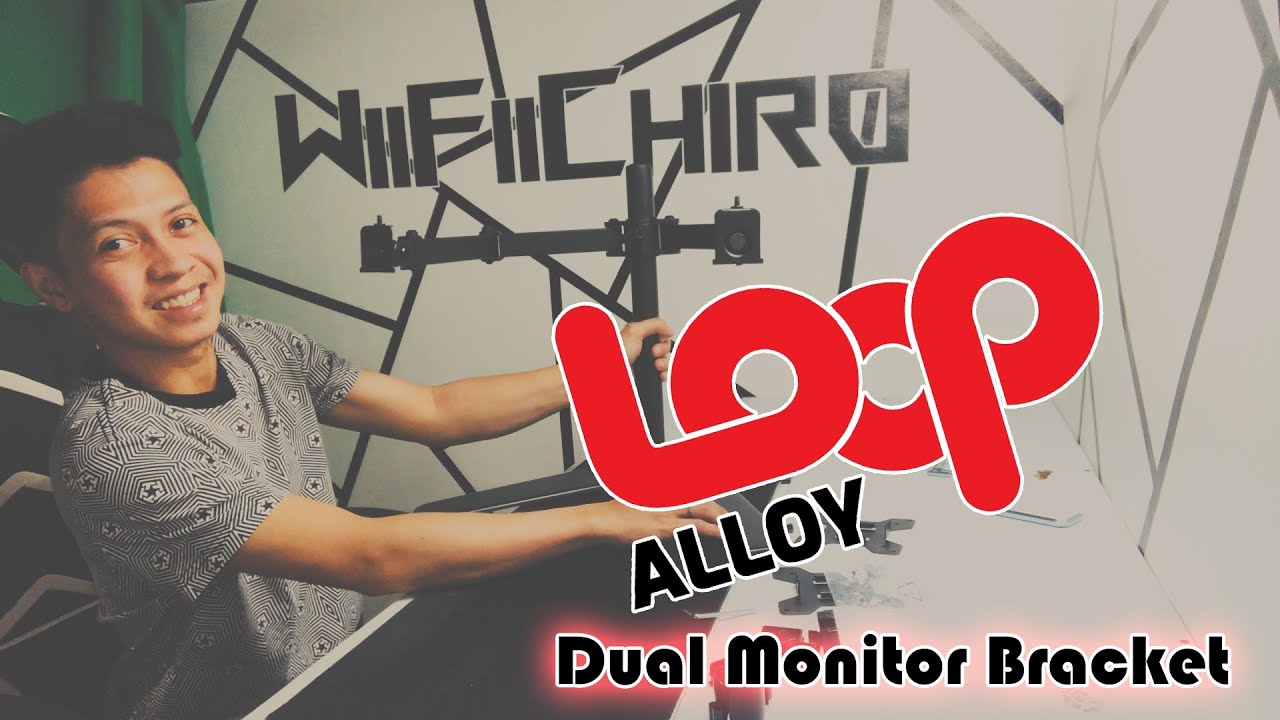 Loop Alloy Dual Monitor Bracket + Timelapse and Montage - YouTube