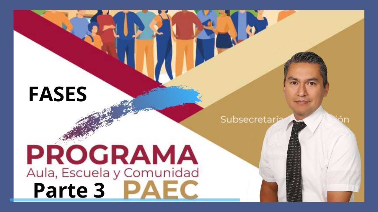 Programa Aula, Escuela y Comunidad (PAEC) Parte 3 "Fases del programa ...