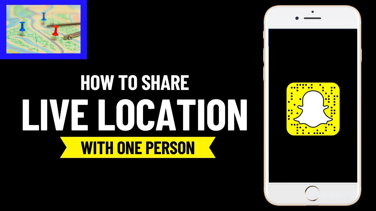 How to Share Live Location on Snapchat With one Person - YouTube