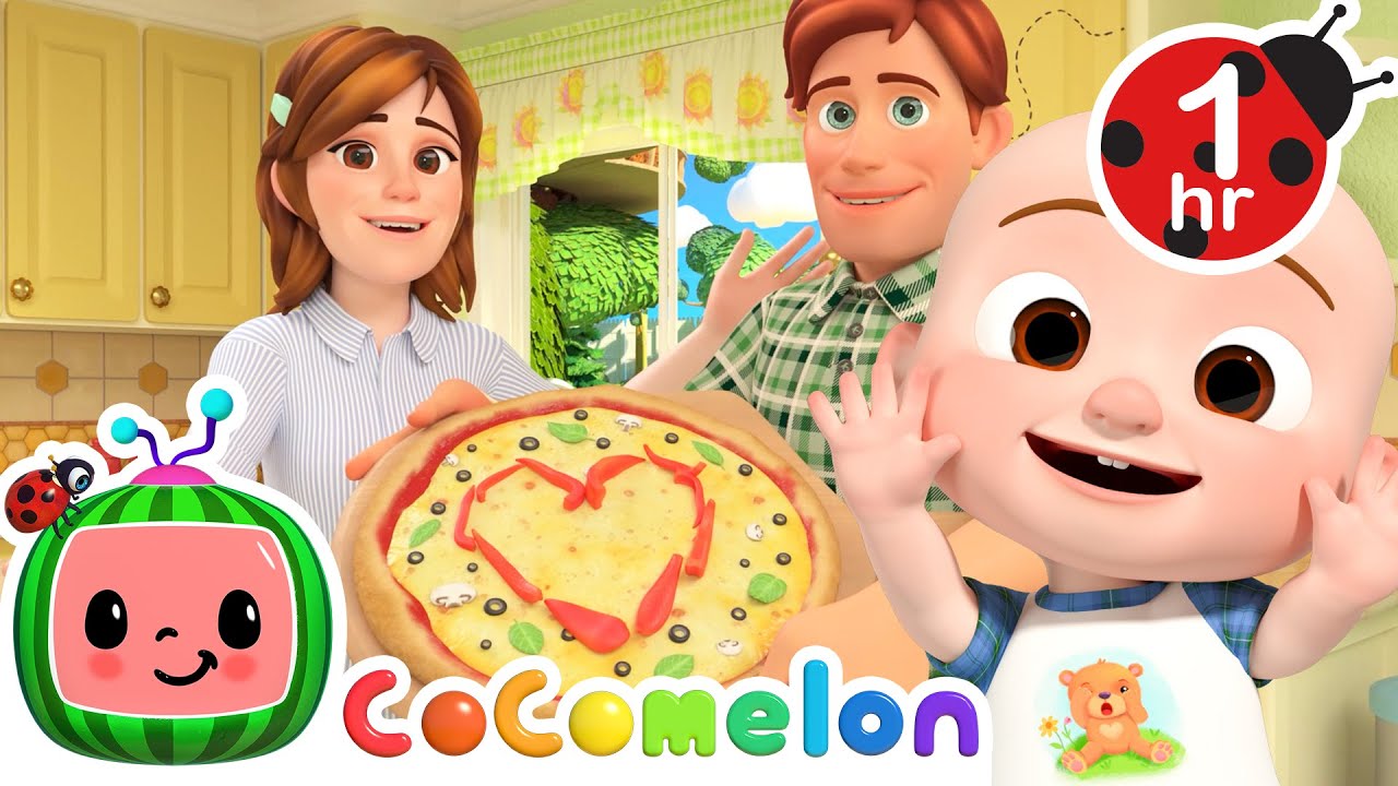 Pizza Song | Yummy Toppings | CoComelon | Sing Along | Nursery Rhymes ...