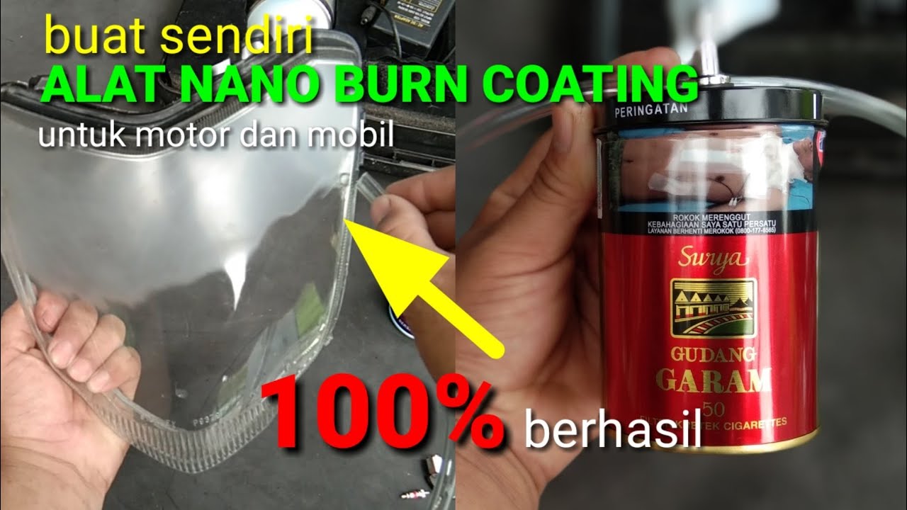 Membuat Alat NANO BURN COATING Motor & Mobil Sendiri //Alat Coating ...