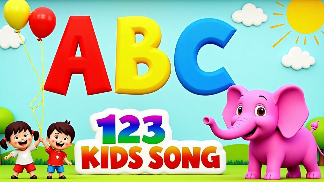 ABC & 123 Song for Kids | Fun Learning with Music | Kids Town - YouTube