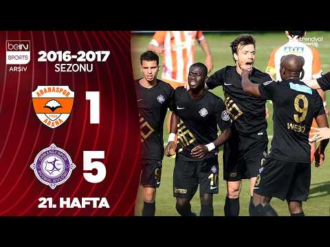 Adanaspor (1-5) Osmanlıspor | MAÇ ÖZETİ | 21. Hafta - 2016/2017