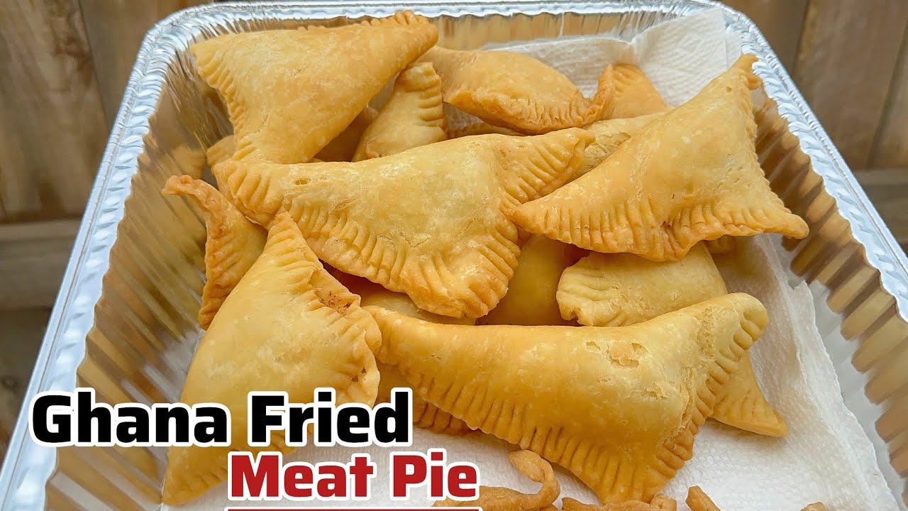 ghana fried meat pie /Most popular Ghanaian snack recipes/How to make ...