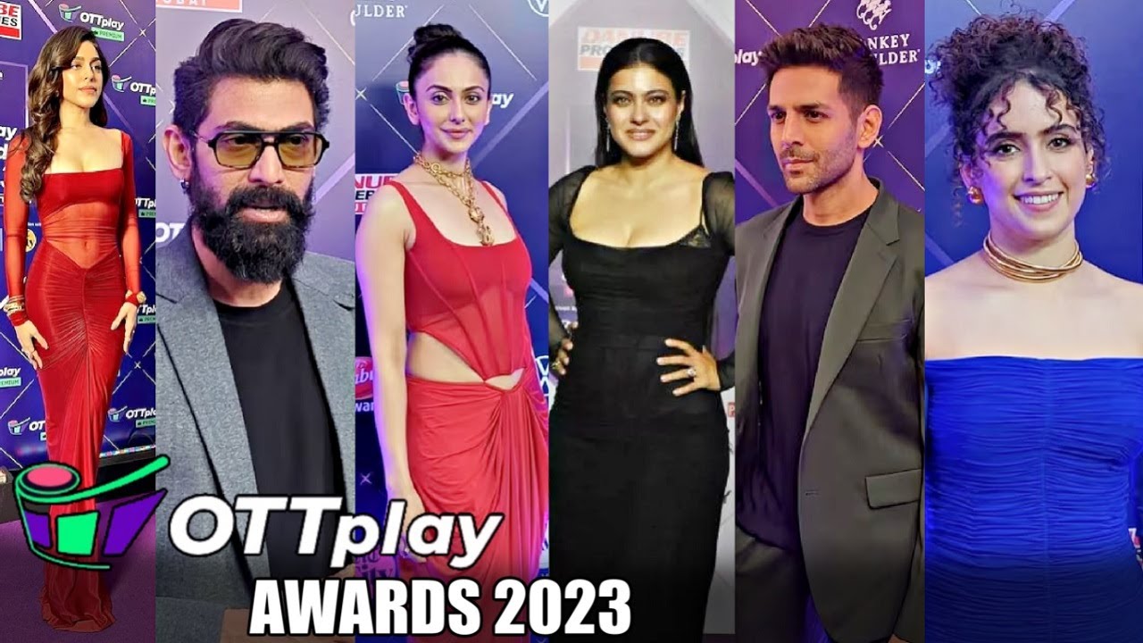 OTT Play Awards 2023 Full Show Red Carpet | Kajol, Kartik Aaryan ...