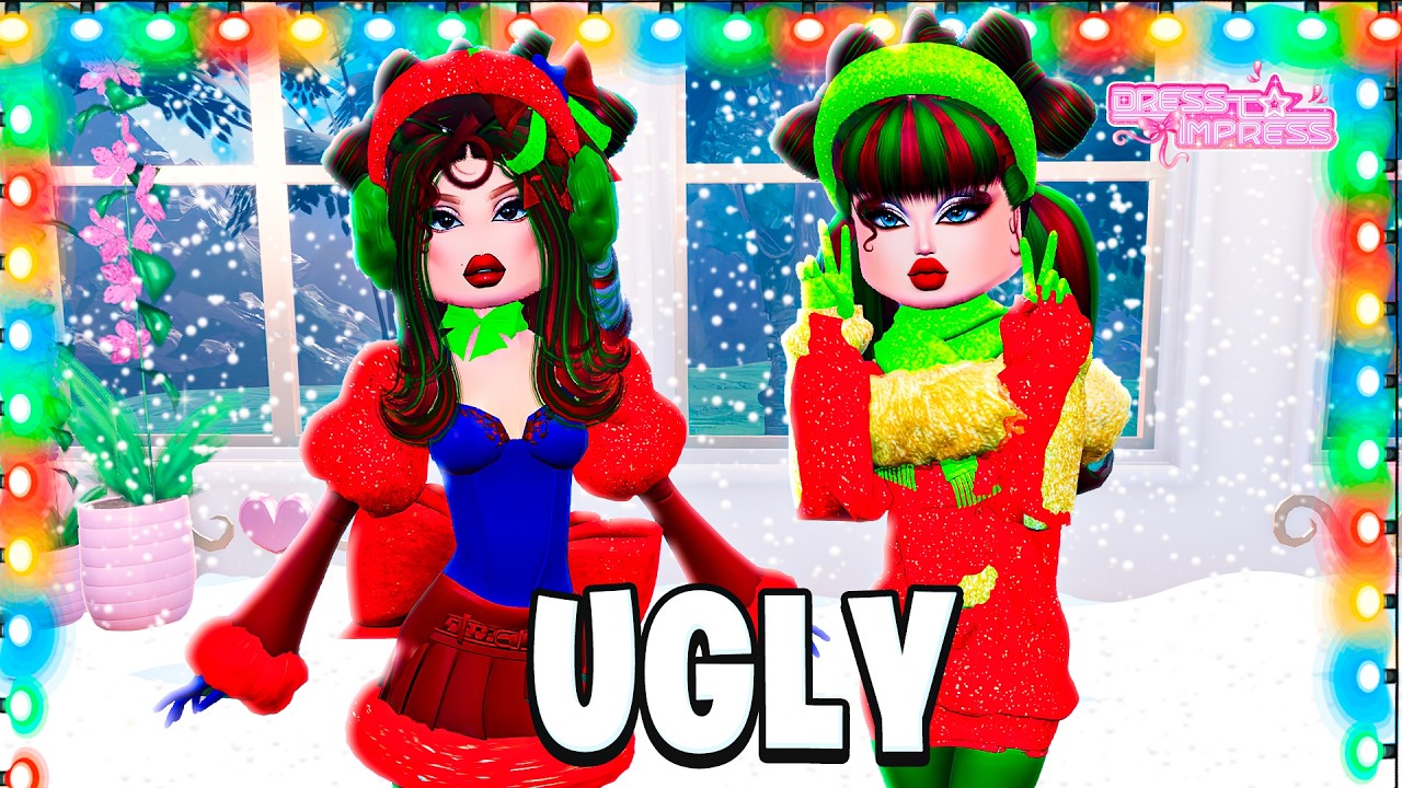 BEST TACKY CHRISTMAS OUTFITS In Dress To Impress! - YouTube
