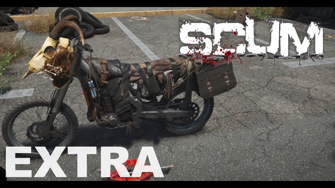 SCUM EXTRA - Das Hellrider Motorrad und Gepäckträger #EXTRA - YouTube