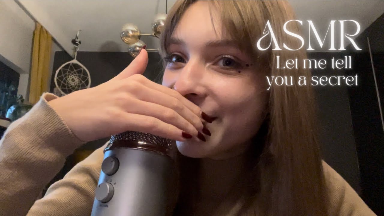 ASMR • let me tell you a secret 🤫 (inaudible / mouth sounds) - YouTube