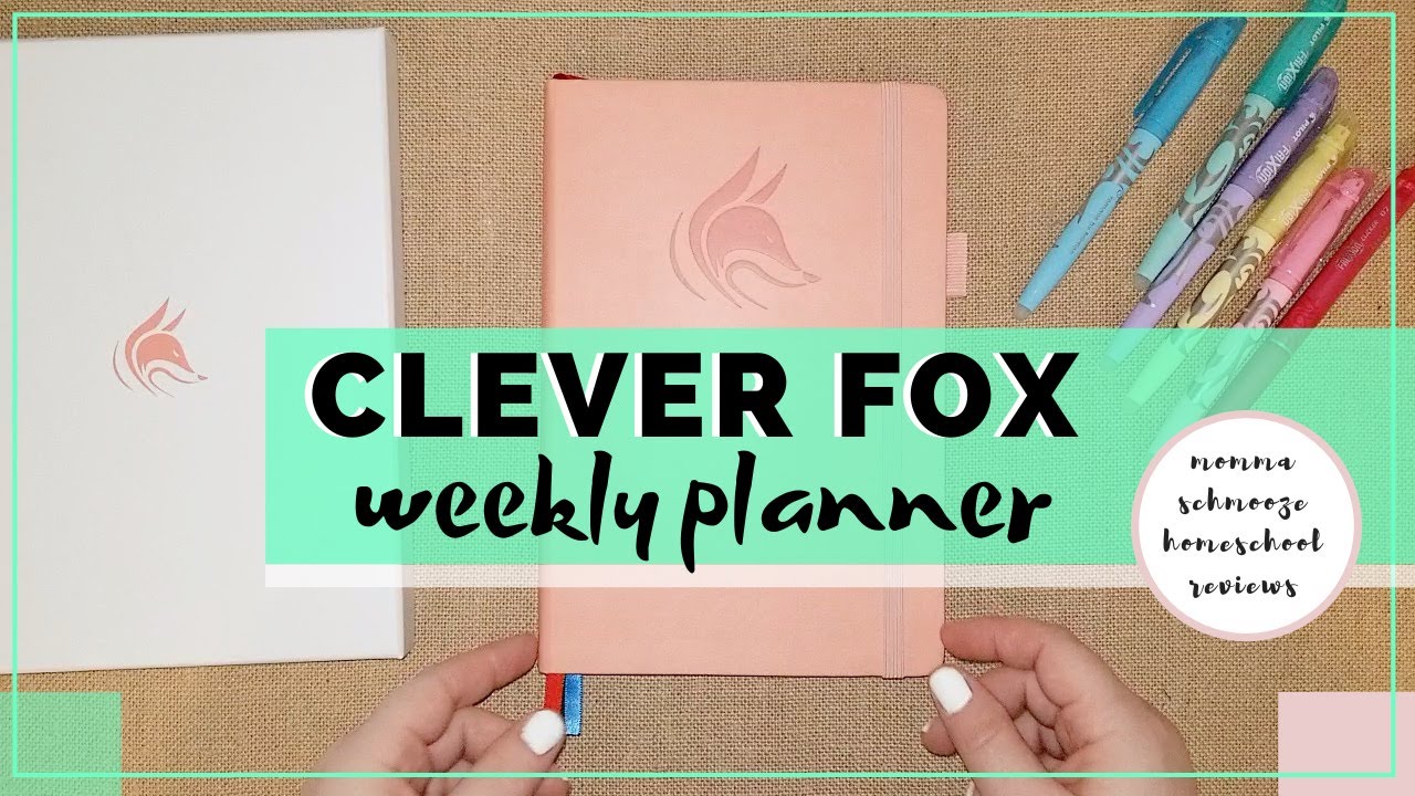 CLEVER FOX WEEKLY PLANNER || PLANNER REVIEW - YouTube