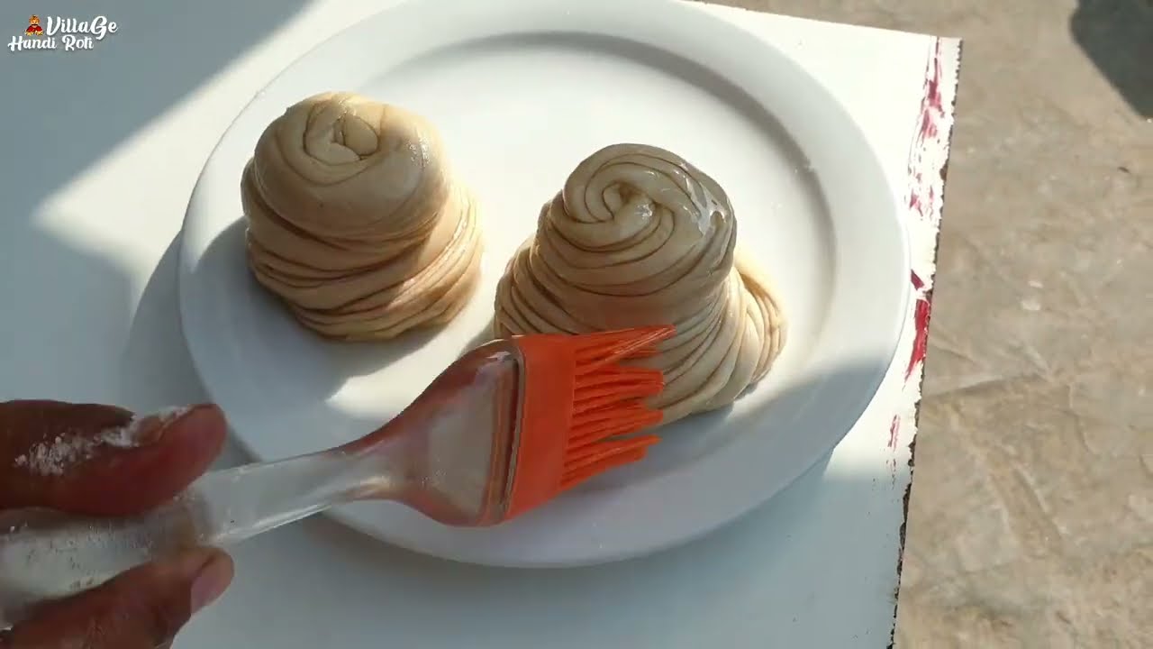 Karachi Lachha Paratha Recipe | Bal wala Paratha Recipe | Village Handi ...