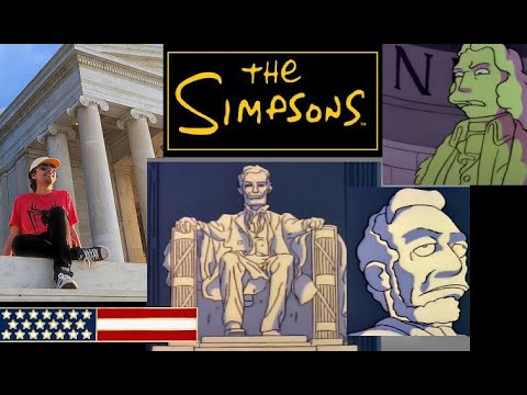 Dani Desparche en Washington DC!!! 😀⭐😀⭐ (Escena Simpsons, Monumentos de ...