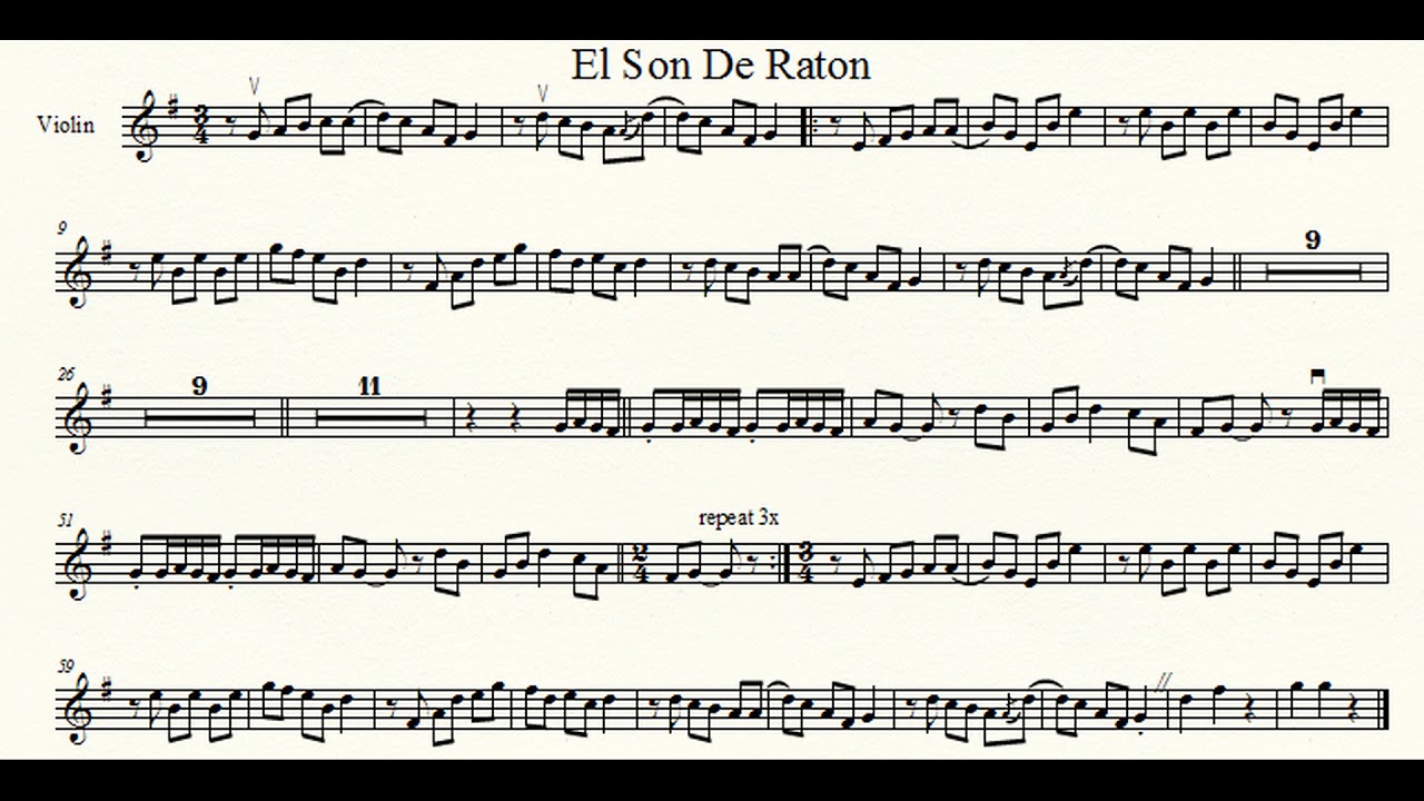 El son de Raton - YouTube