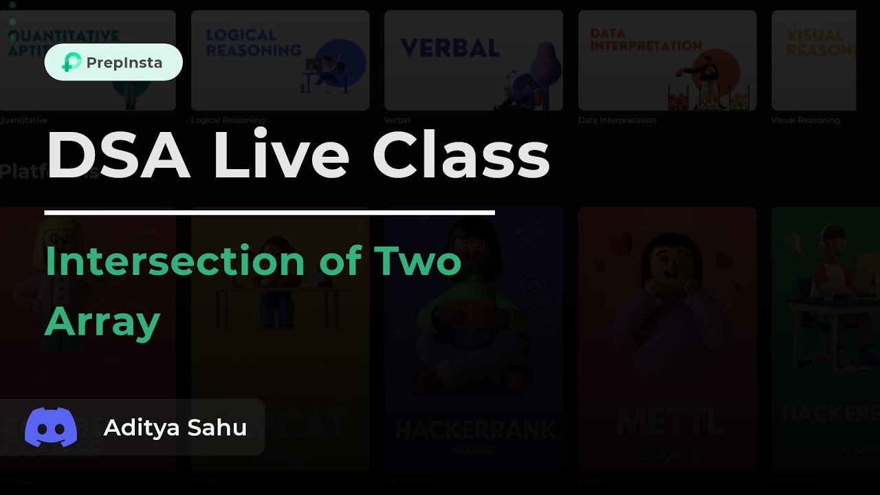 Intersection of Two Array - YouTube