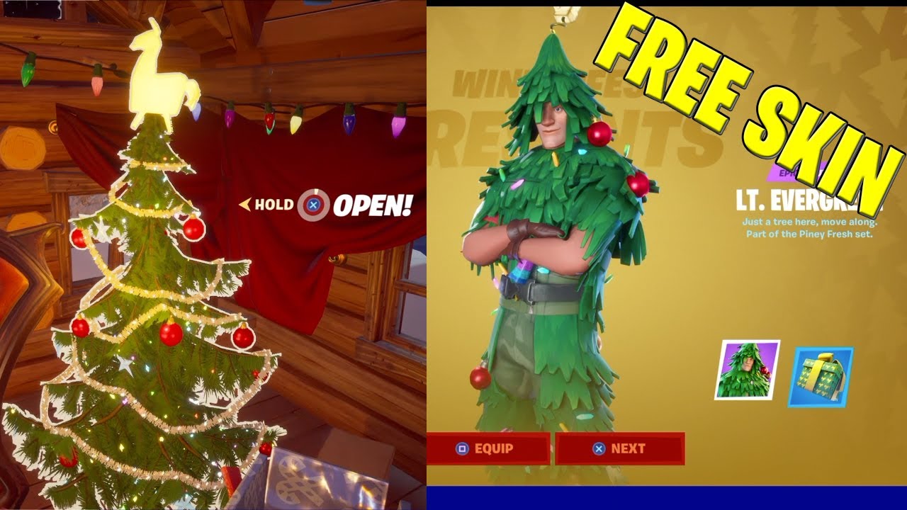 HOW TO GET FREE CHRISTMAS SKIN IN WINTERFEST PRESENTS | FORTNITE ...