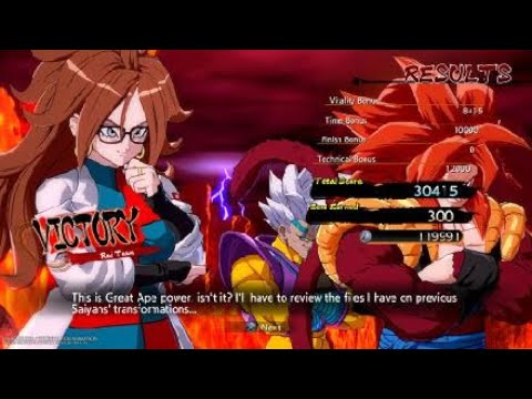 DRAGON BALL FighterZ 21 Lab coat Super baby 2 Ssj4 Gogeta vs Bardock ...