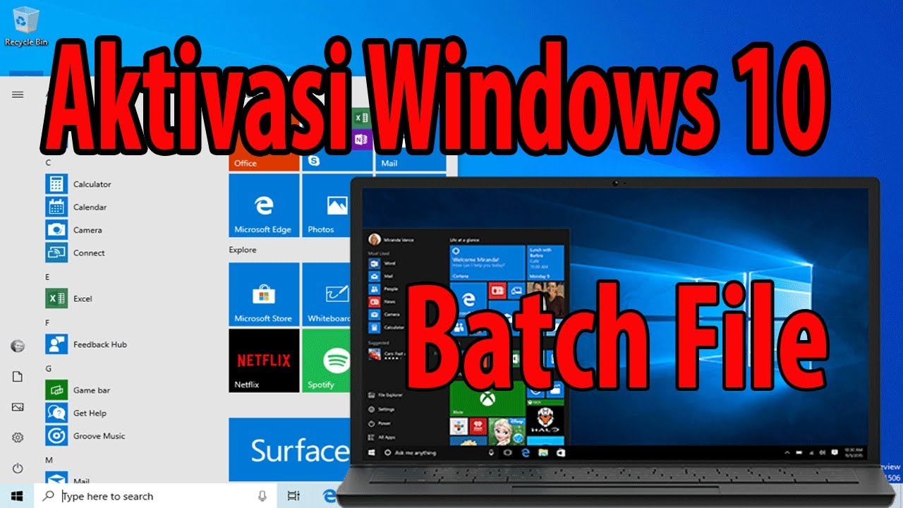 Tutorial Aktivasi Windows 10 Tanpa Software - YouTube